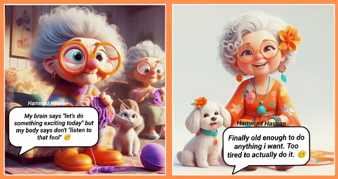 20 New Funny Old Age Grandma Cartoons on This Blog Will Make You Laugh ...