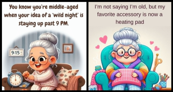 20 New Old Age Cartoons By an Old Lady That You Can Easily Relate and ...